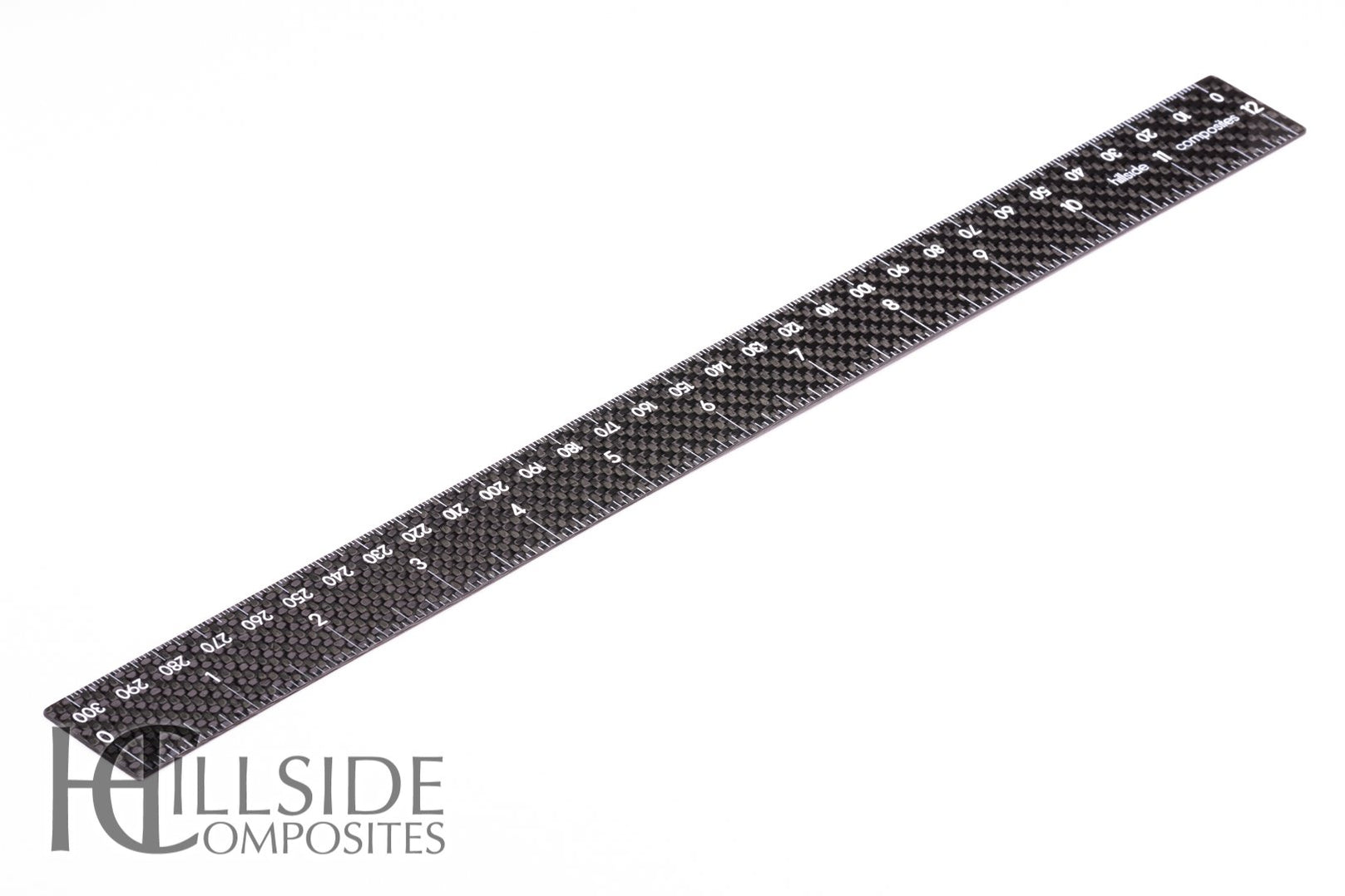 12 Inch Carbon Fiber Ruler — Hillside Composites
