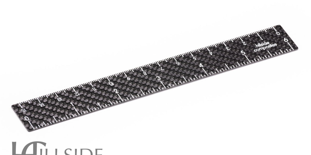 6 Inch Carbon Fiber Ruler — Hillside Composites